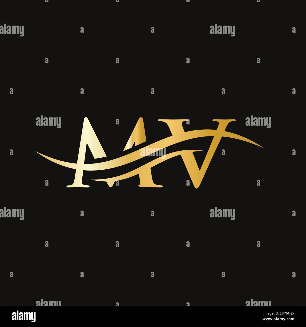 Logo Mv Ou Vm Pour Votre Entreprise Banque d'images vectorielles - Page ...