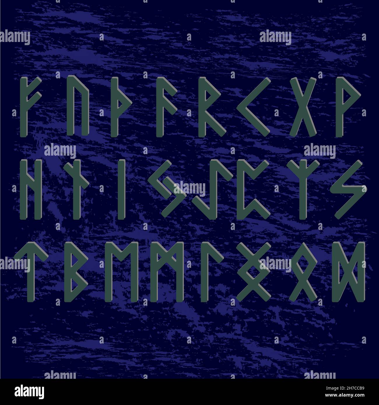 Hieroglyphics alphabet Banque d'images vectorielles - Alamy