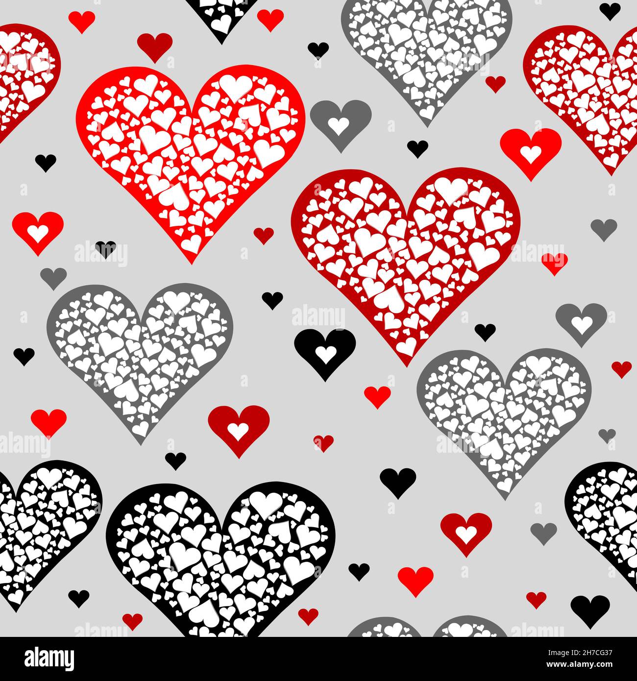 Coeur stylise Banque d'images vectorielles - Alamy