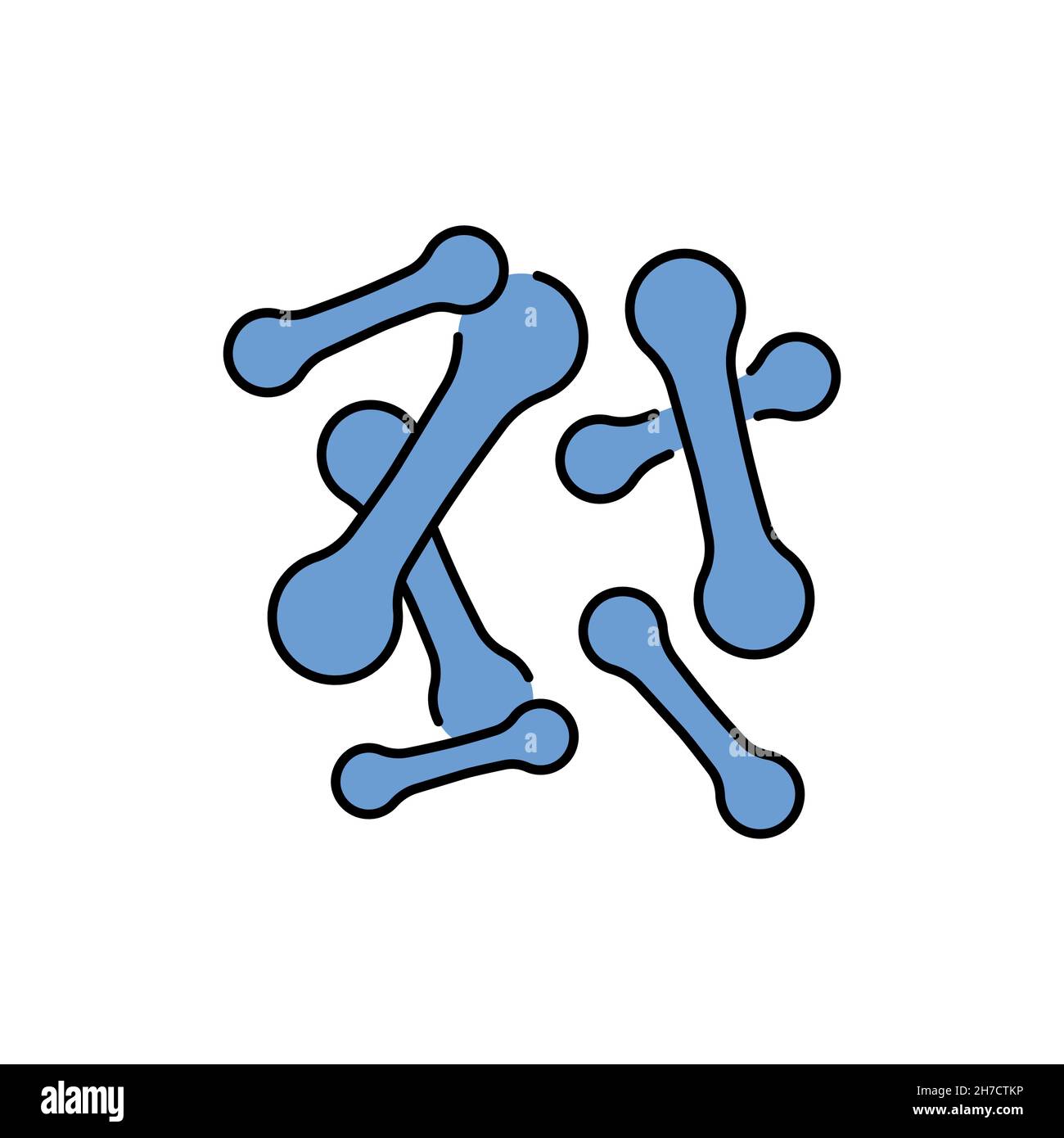 Corynebacterium Diphtheriae Bacteria Banque d'image et photos - Alamy