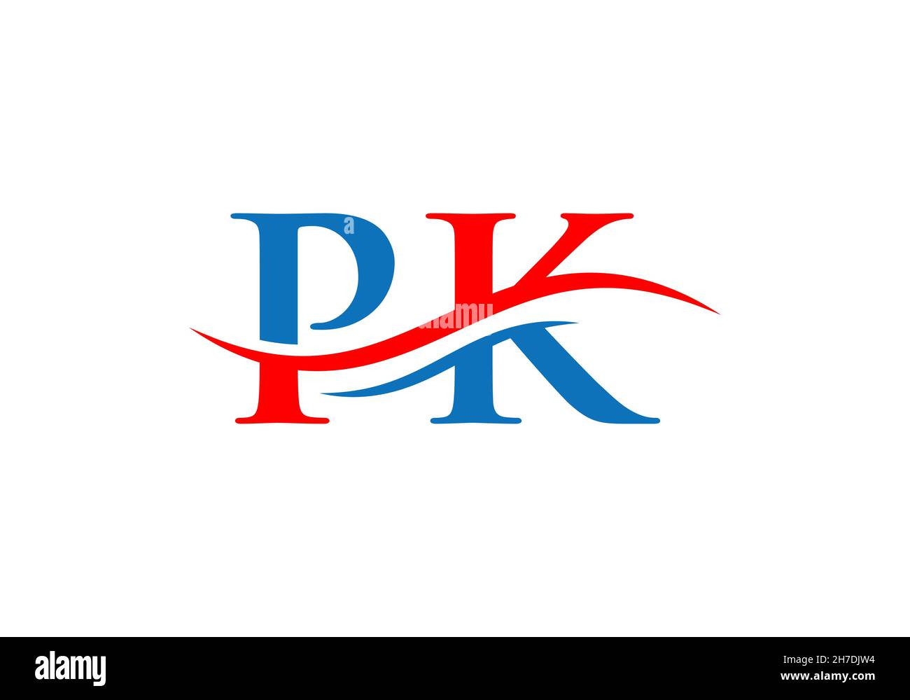 Logo PK.Monogramme lettre PK logo design Vector.Logo lettre PK et ...
