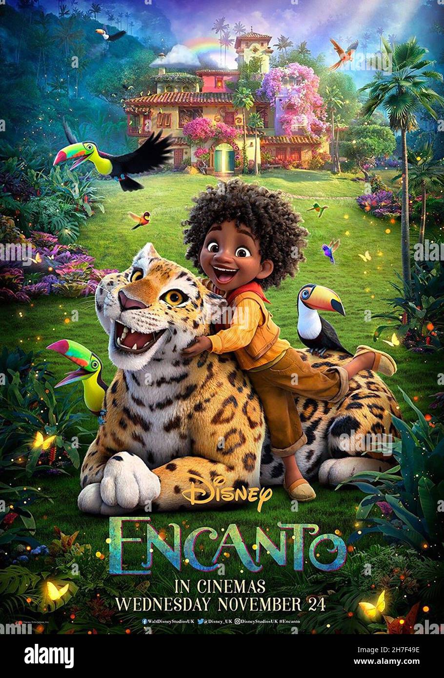 ENCANTO, affiche de caractère britannique, Antonio Madrigal (voix ...