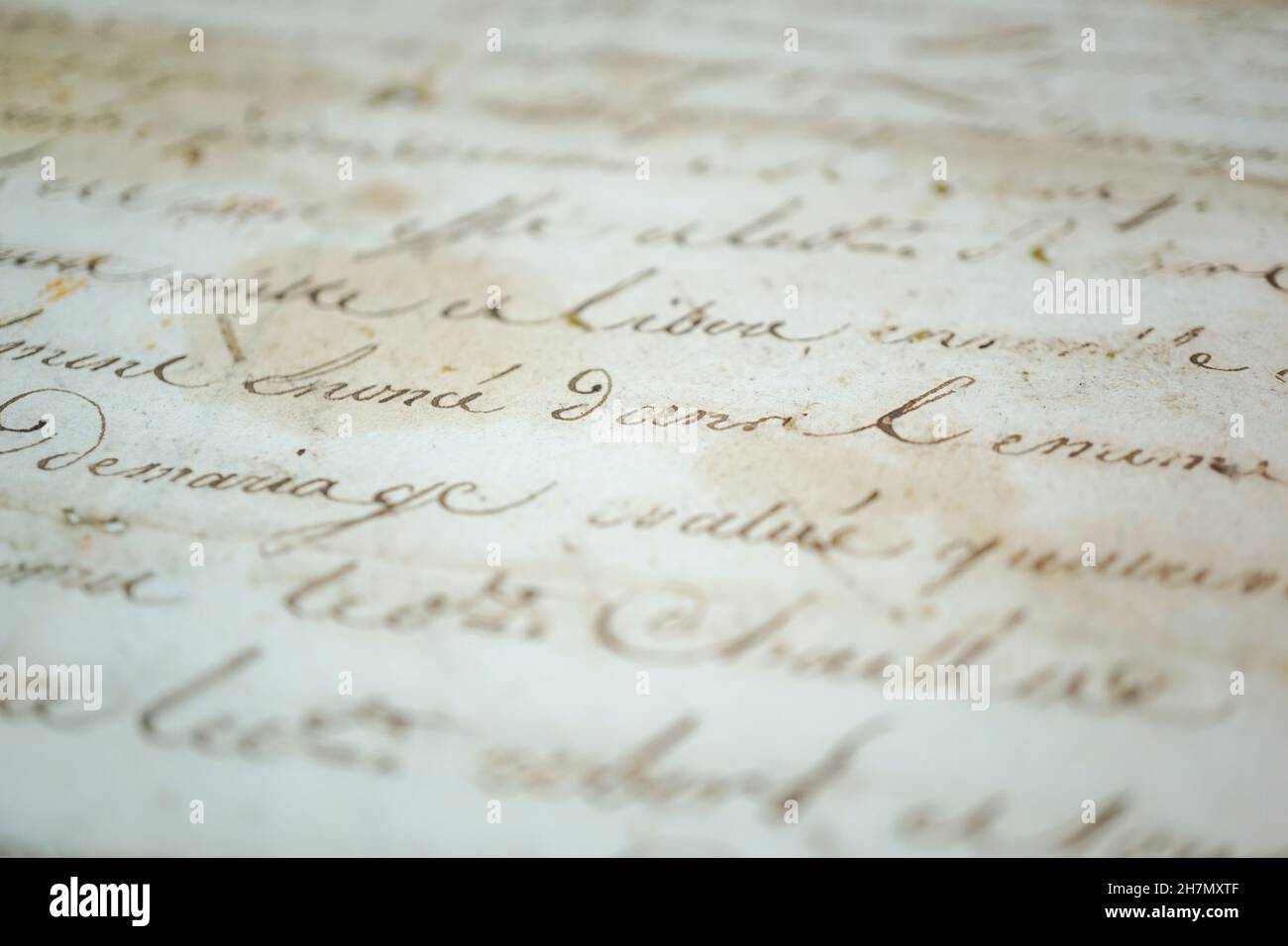 Calligraphie Antique Banque d'image et photos - Alamy