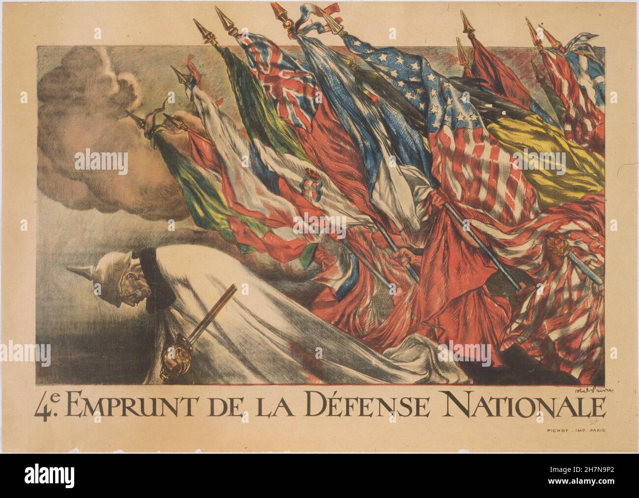 1ere guerre mondiale emprunt poster Banque de photographies et d’images ...