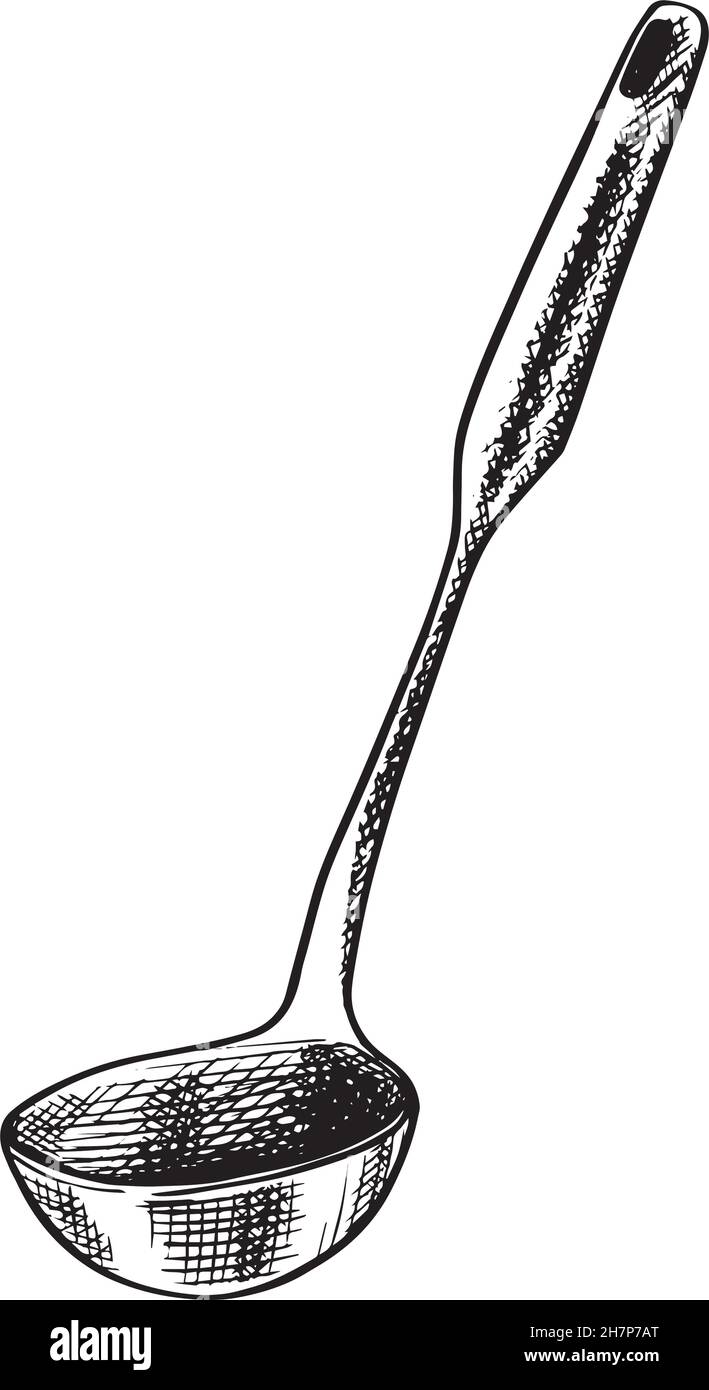 Chef cuisinier dessin Banque d'images noir et blanc - Alamy