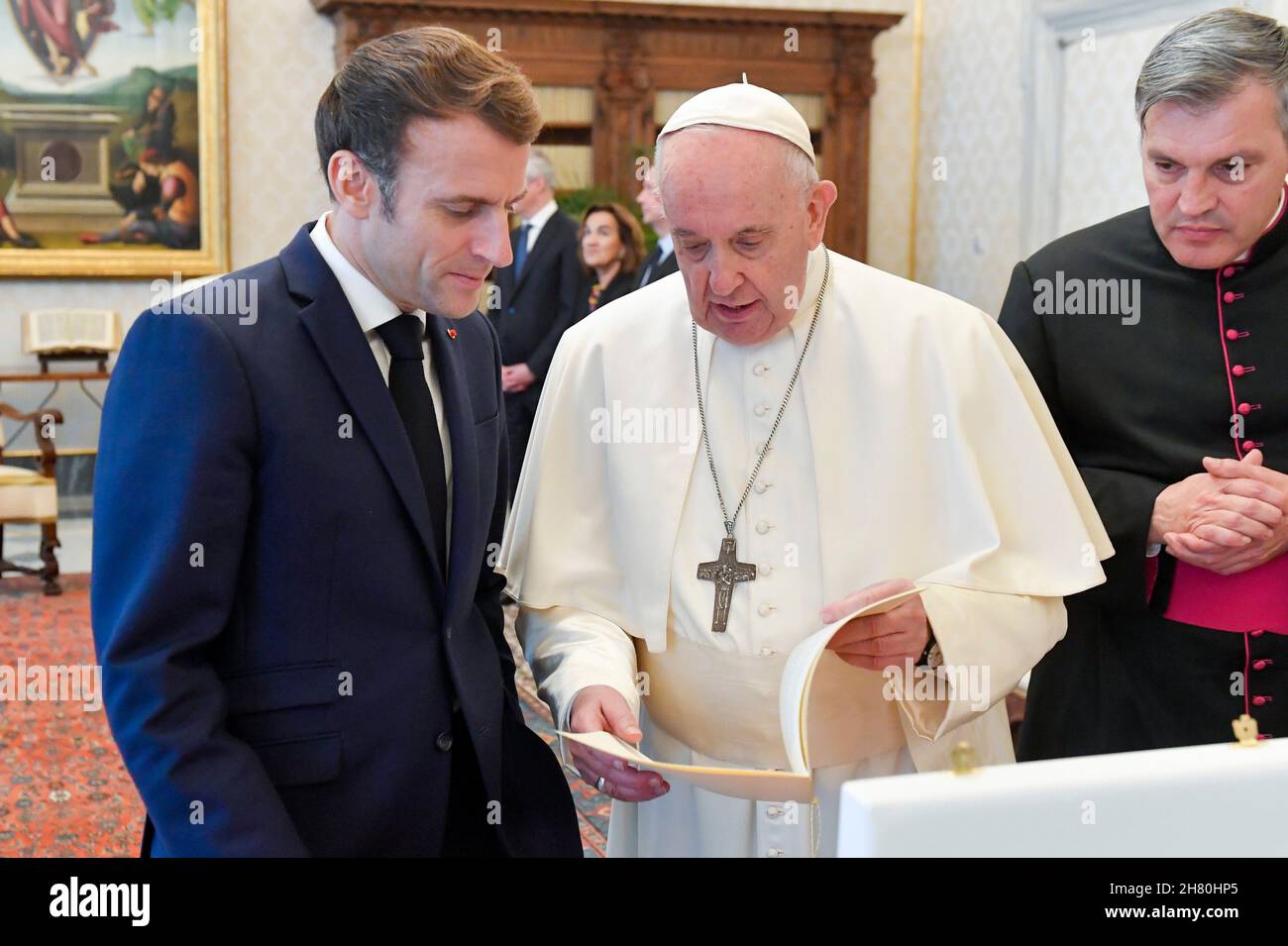 Emmanuel macron 2021 rome Banque de photographies et d’images à haute ...