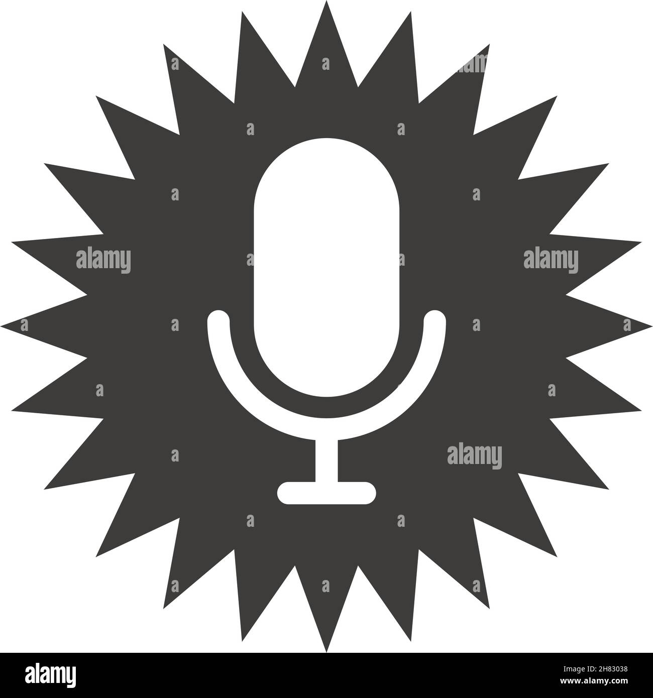 Chanter et symbole Banque d'images vectorielles - Alamy