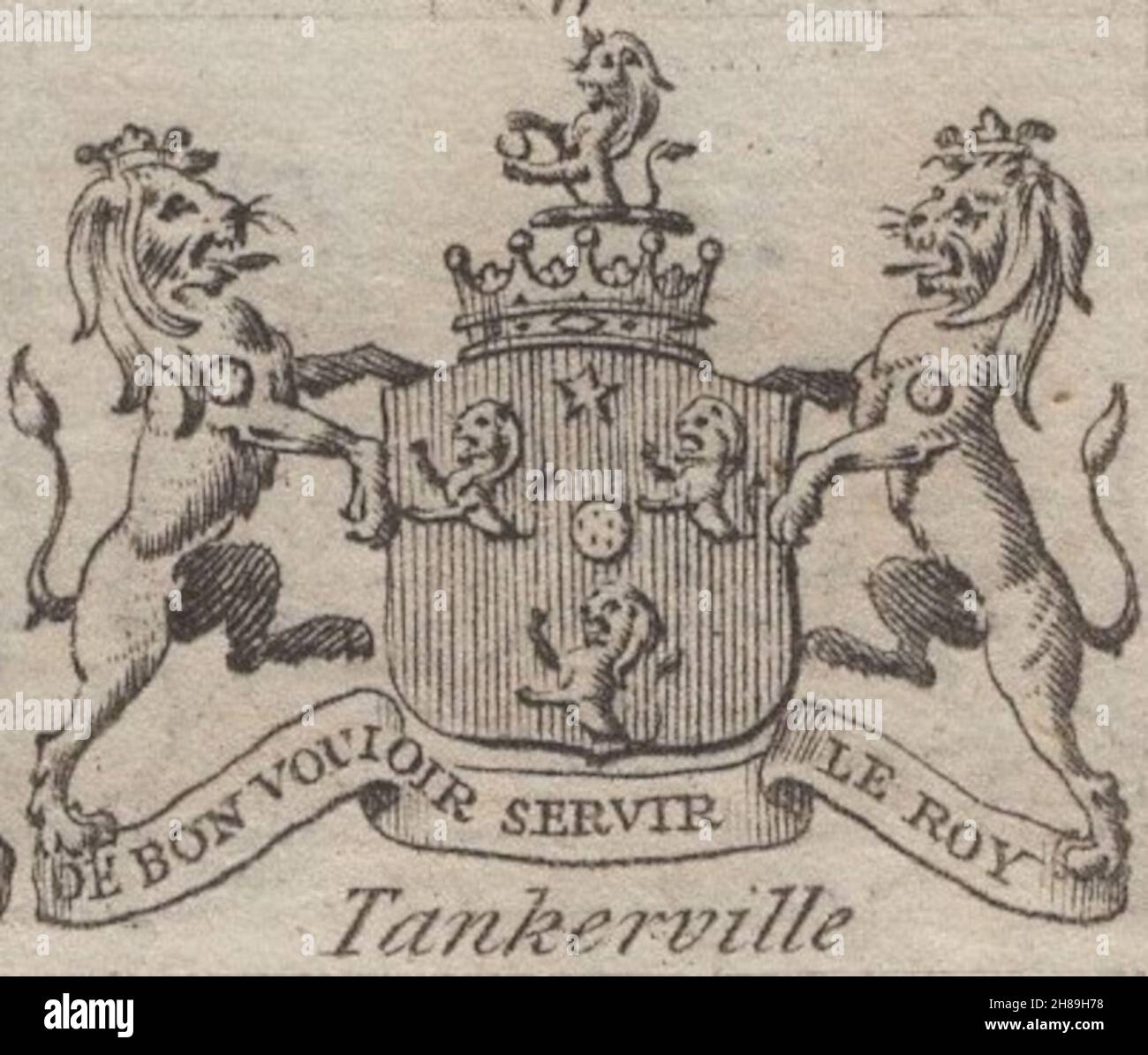 Armes tankerville Banque de photographies et d’images à haute ...