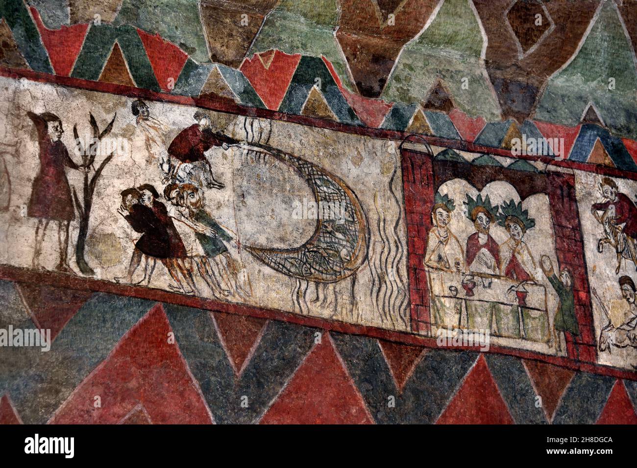 Genova, Museo Diocesano, cycle des mois Musée diocésain, une salle avec ...