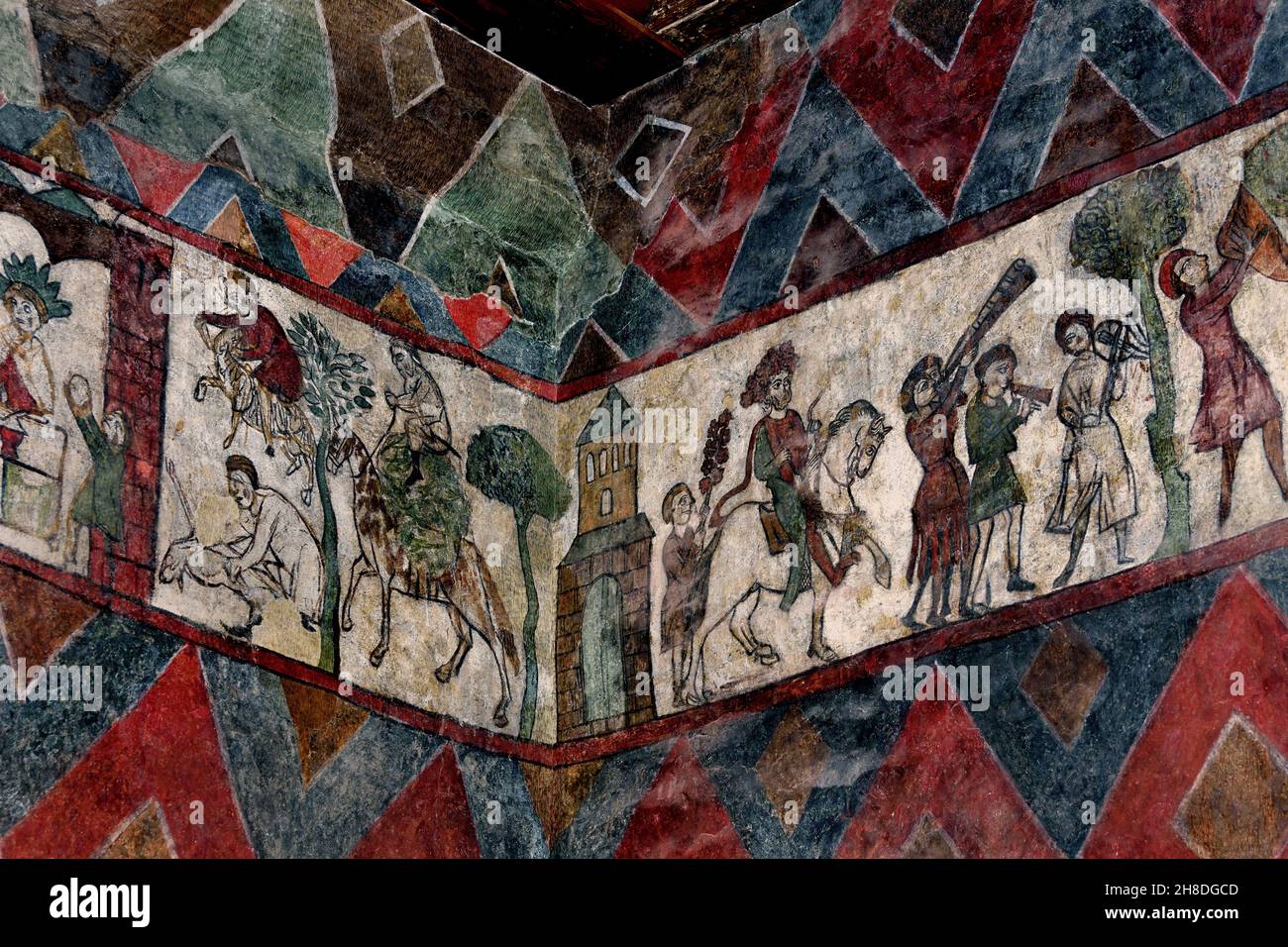 Genova, Museo Diocesano, cycle des mois Musée diocésain, une salle avec ...