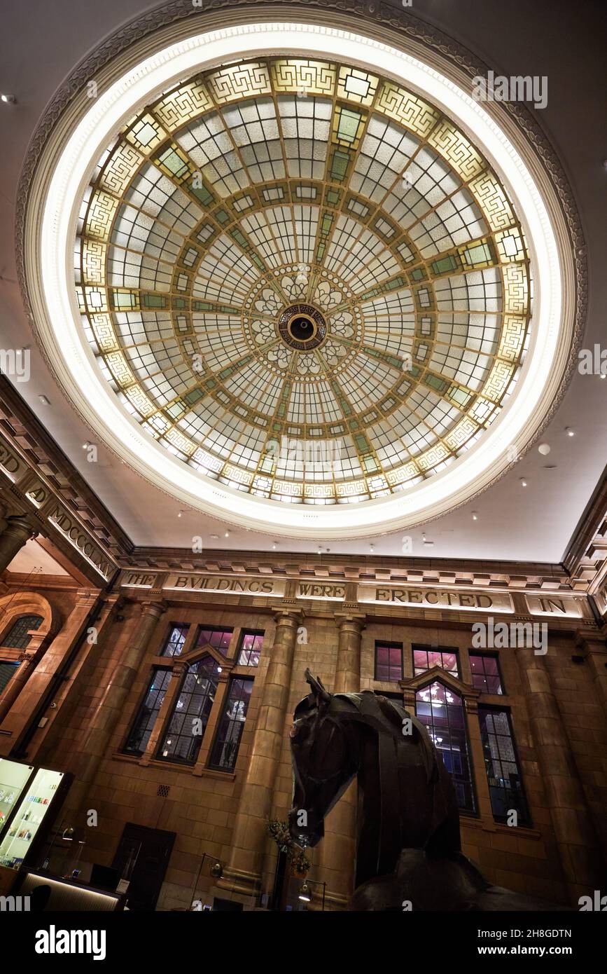 Centre-ville de Manchester Kimpton Clocktower Hôtel réception hall avec ...