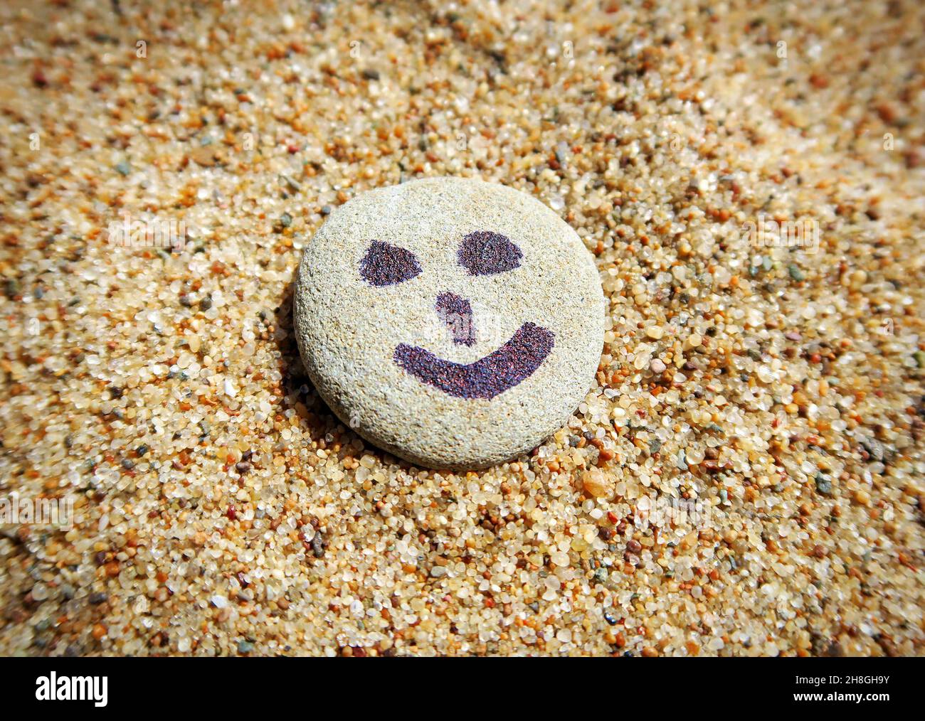 Emoticon smiley stone Banque de photographies et d’images à haute ...