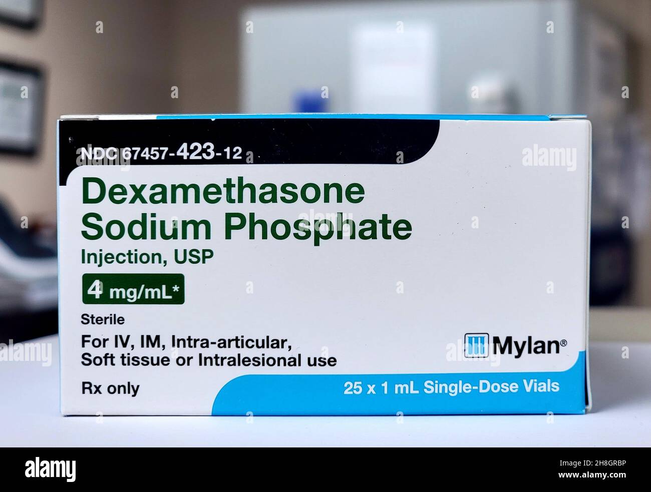Dexamethasone sodium phosphate Banque de photographies et d’images à ...