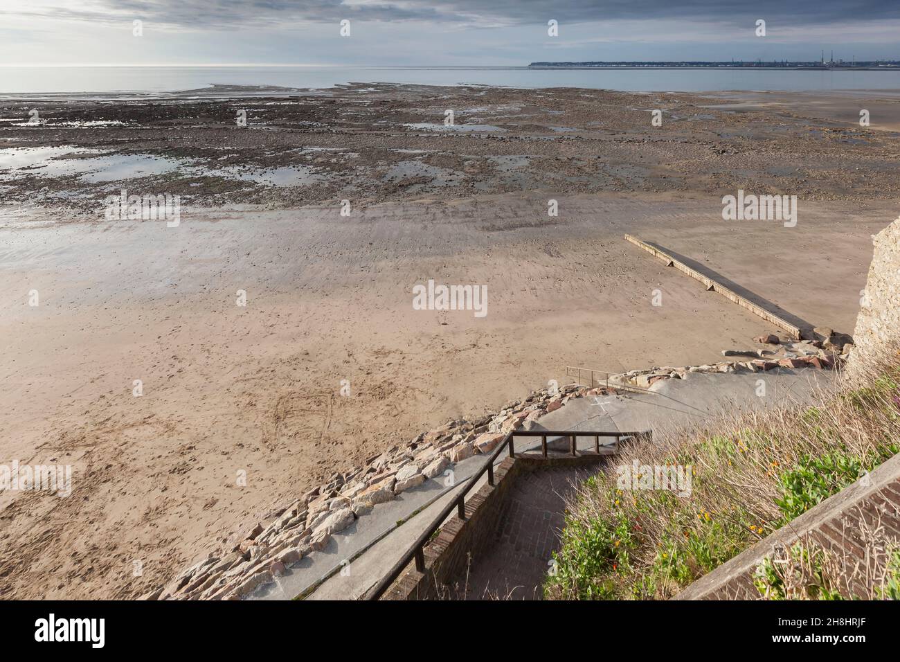La plage de villerville Banque de photographies et d’images à haute ...