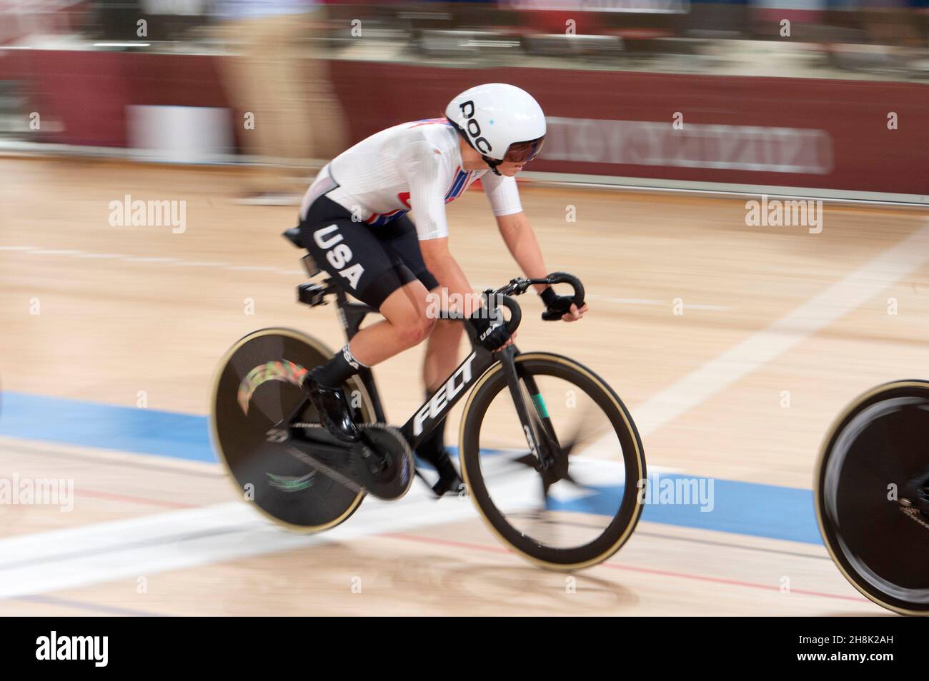 Jennifer Valente, des États-Unis, gagnante éventuelle de la médaille d ...