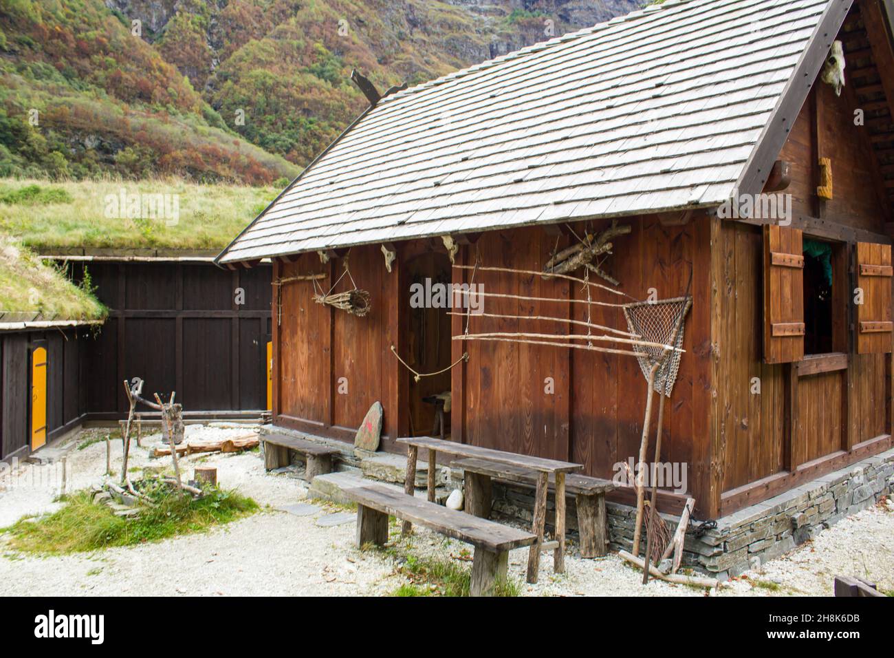 Cabane de viking Banque de photographies et d’images à haute résolution ...