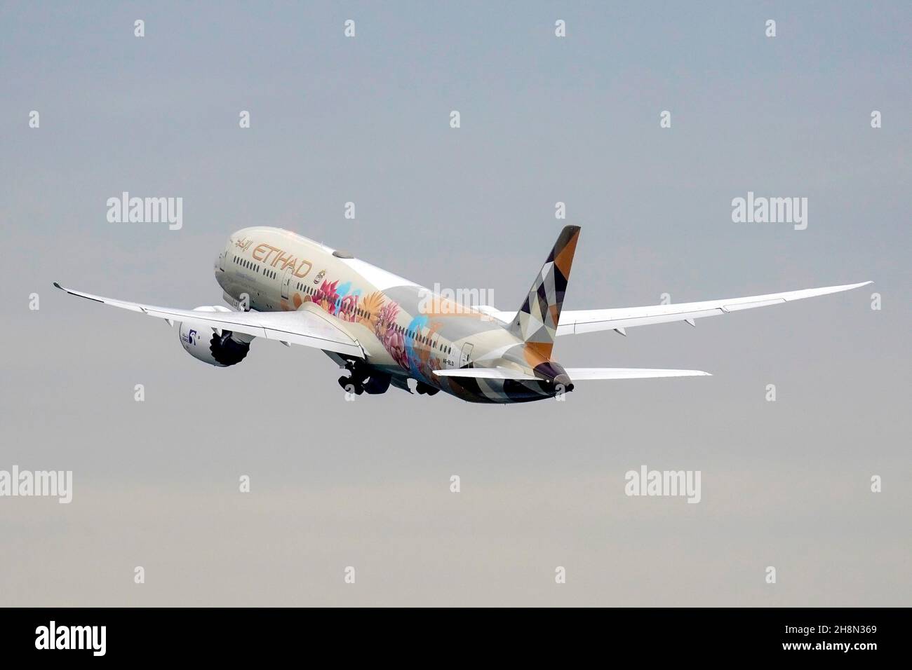 Etihad airways boeing 787 dreamliner Banque de photographies et d ...