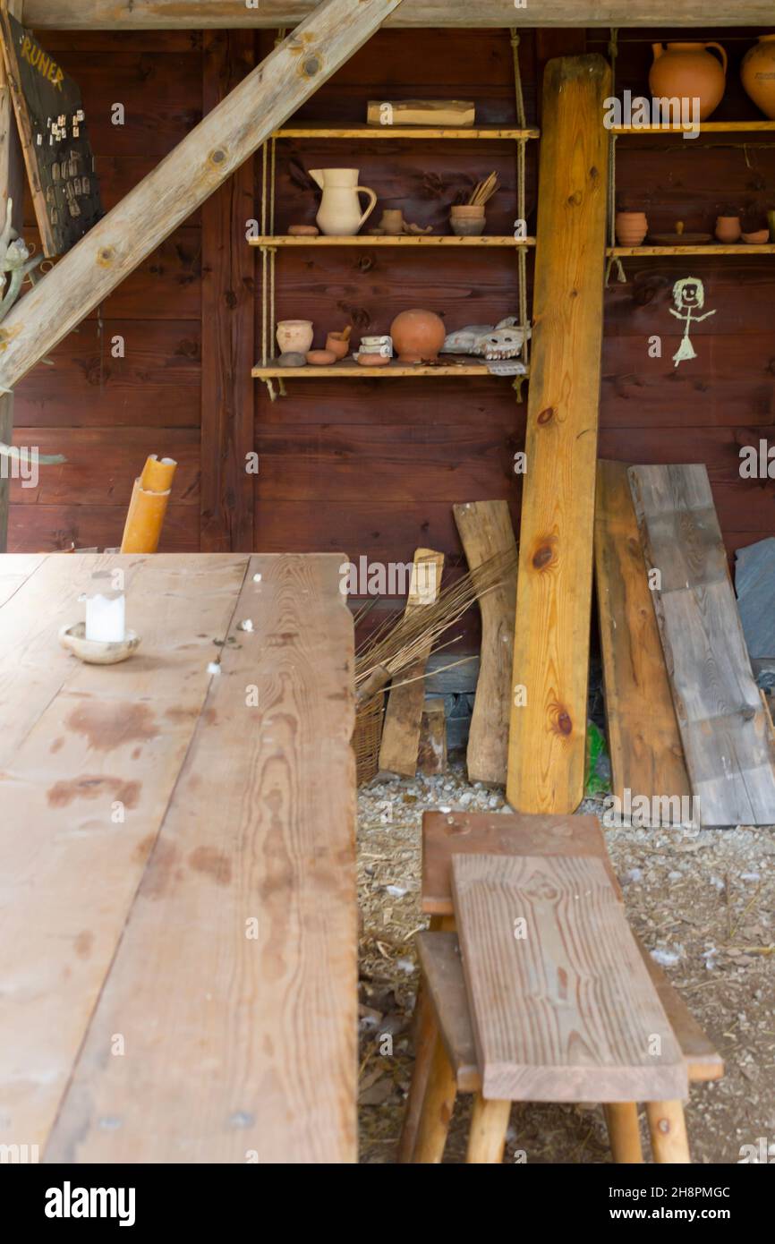 Cabane de viking Banque de photographies et d’images à haute résolution ...