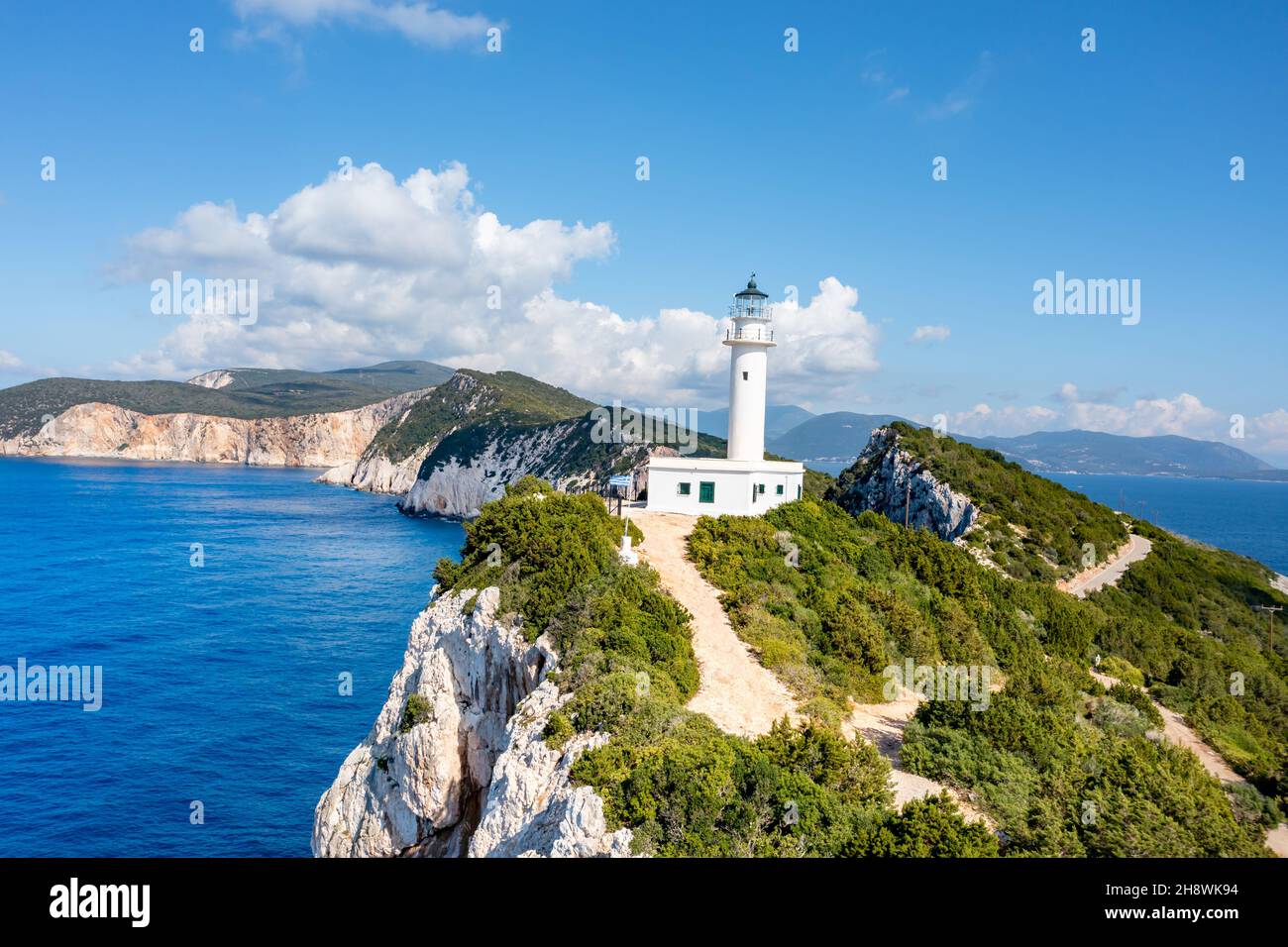 Phare de lefkada Banque de photographies et d’images à haute résolution ...
