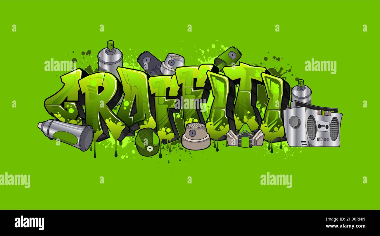 Street art graff Banque d'images vectorielles - Alamy