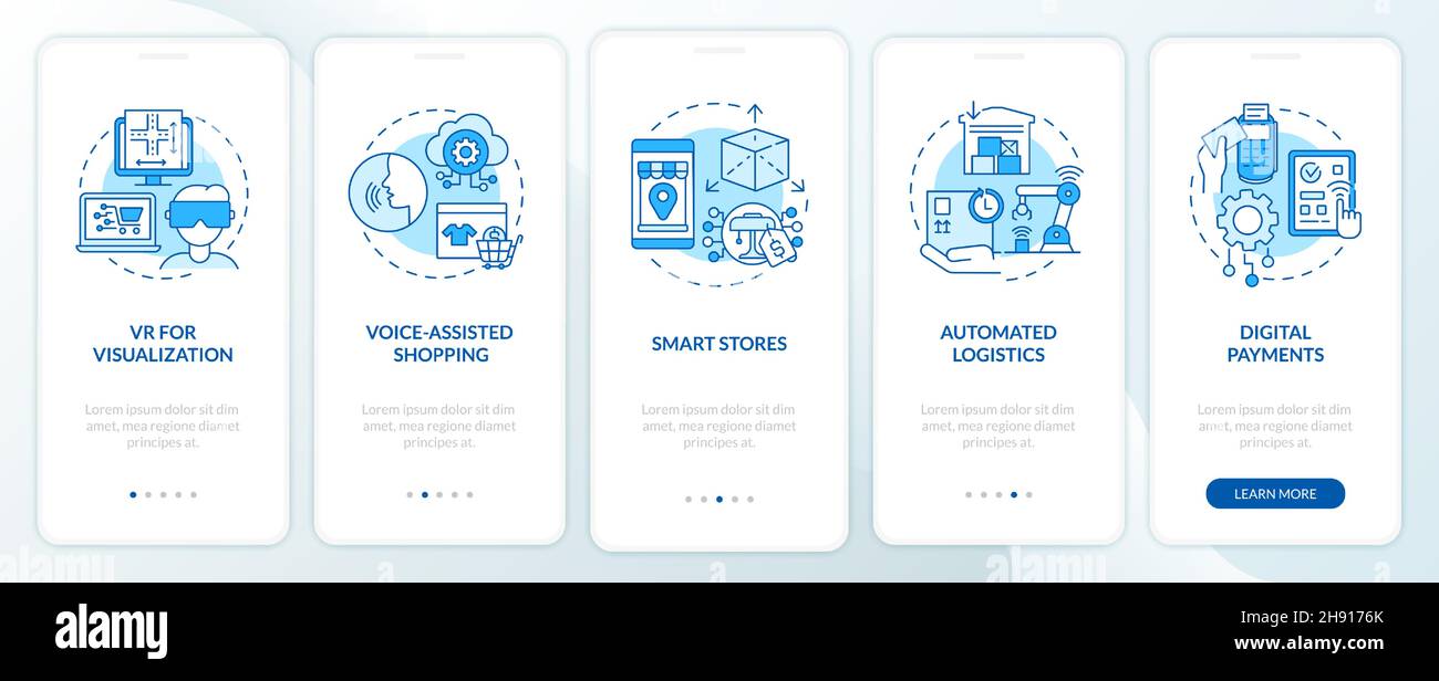 Numérisation de l'écran de la page d'application mobile d'intégration ...