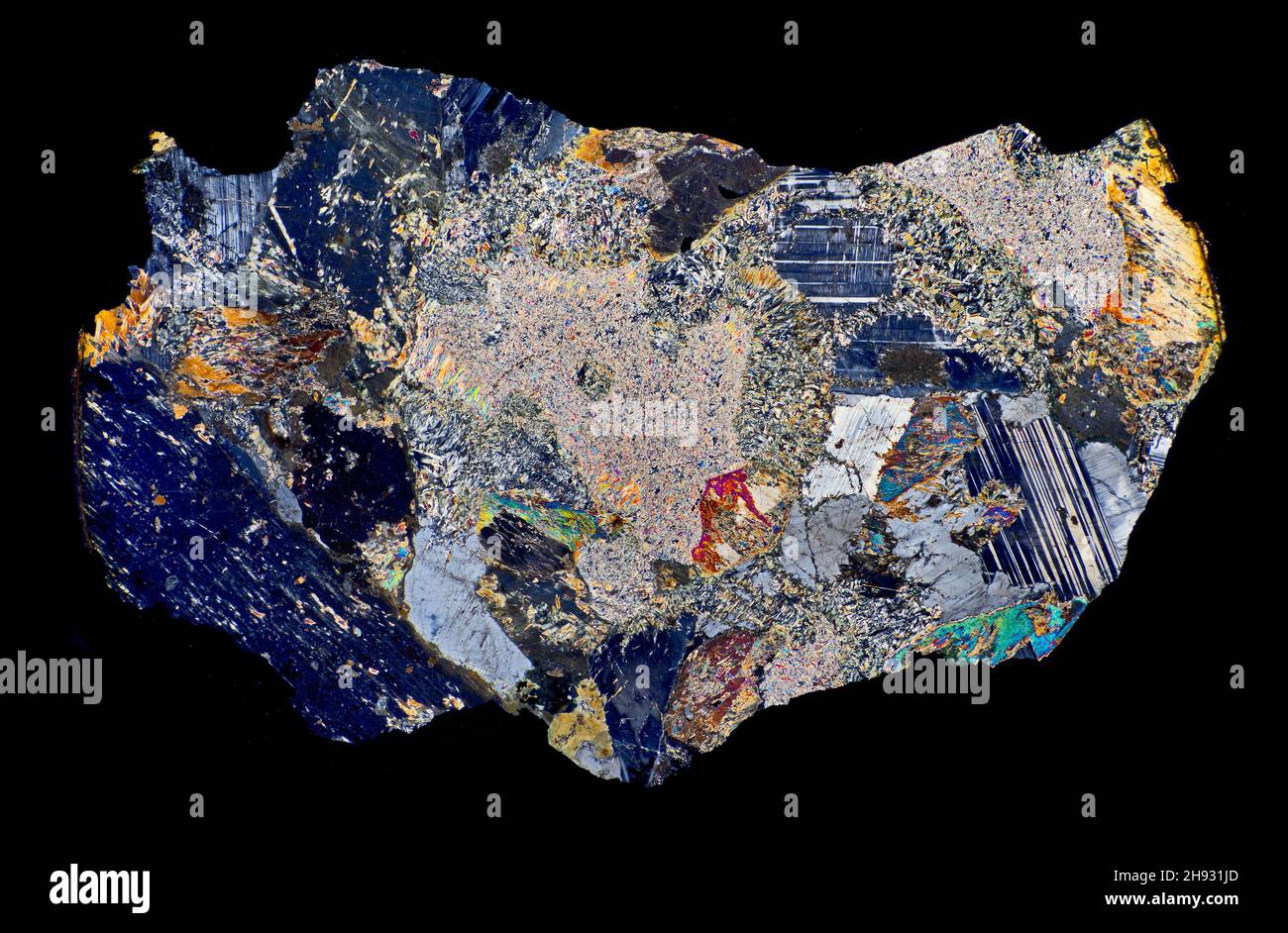 Pyroxène microscope Banque de photographies et d’images à haute ...