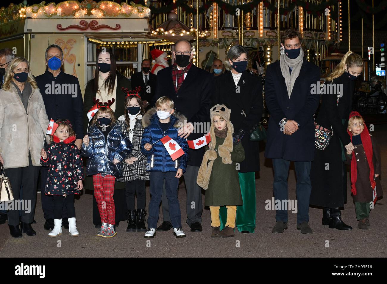 Le Maire de Monaco Georges Marsan et son épouse, Roisin Galvin ...