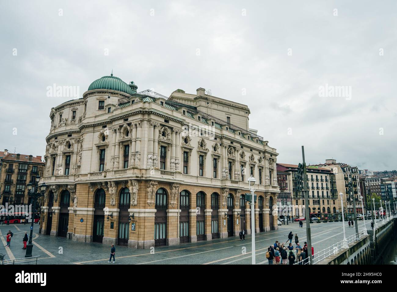 Facade of arriaga theatre bilbao Banque de photographies et d’images à ...