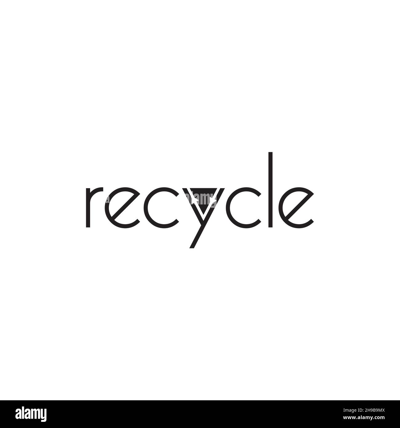 Logos recyclage Banque d'images vectorielles - Alamy