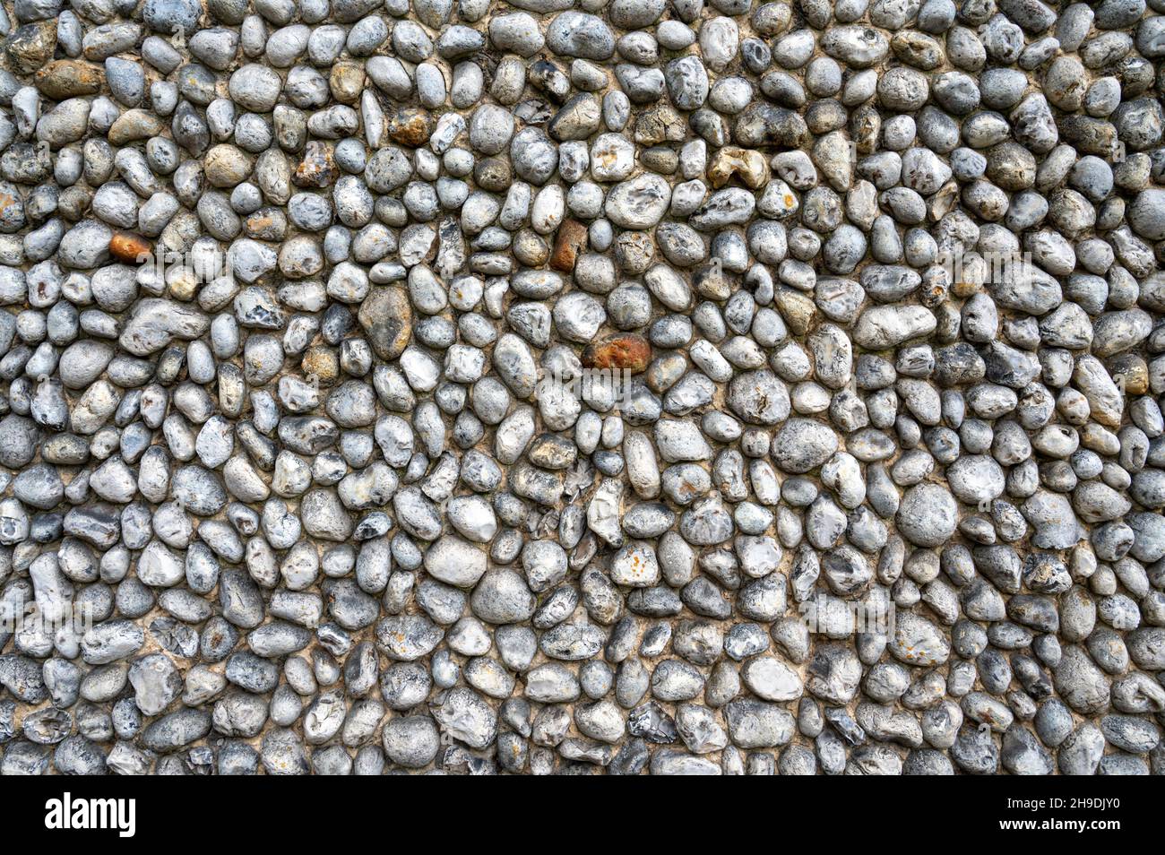 Texture de mur en pierre de silex traditionnelle Banque de ...