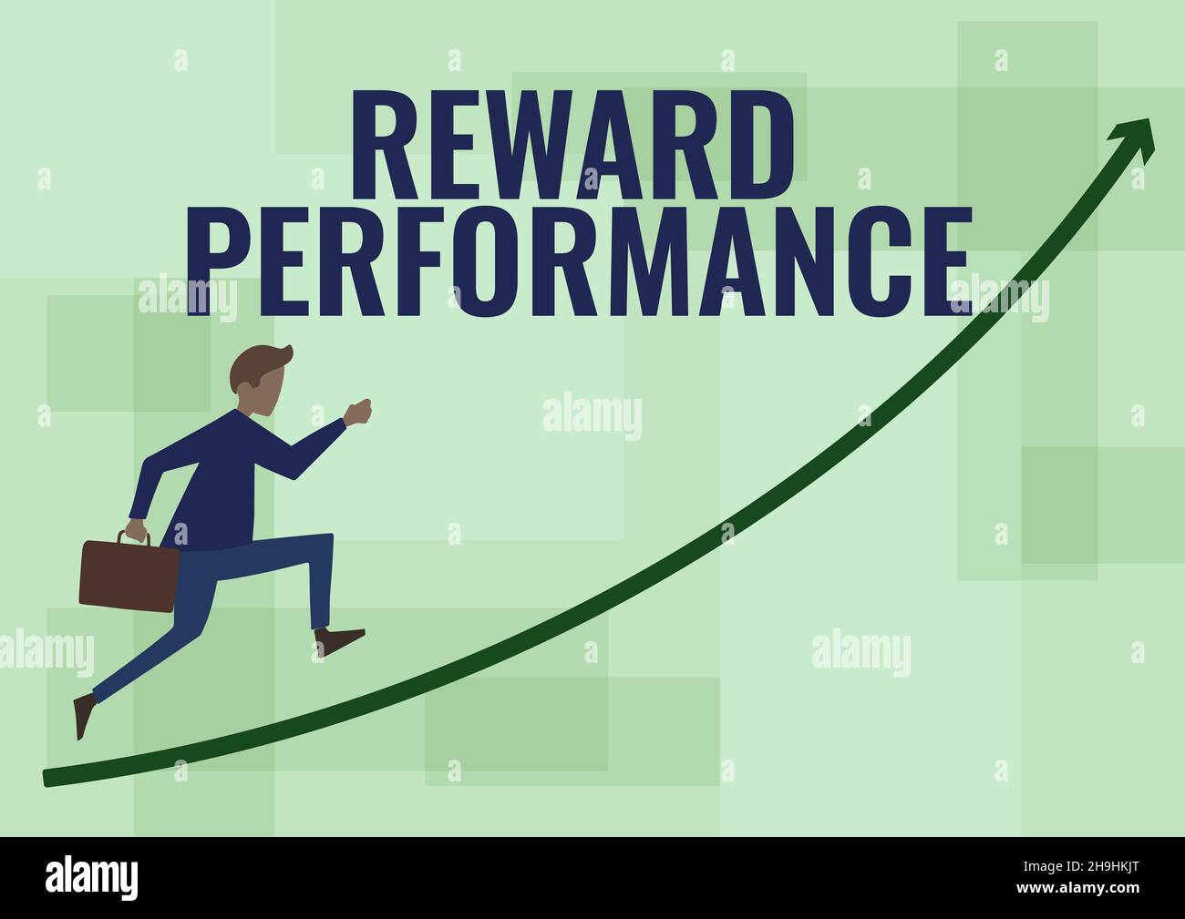 Inspiration montrant la performance de récompense de signe.Approche de ...