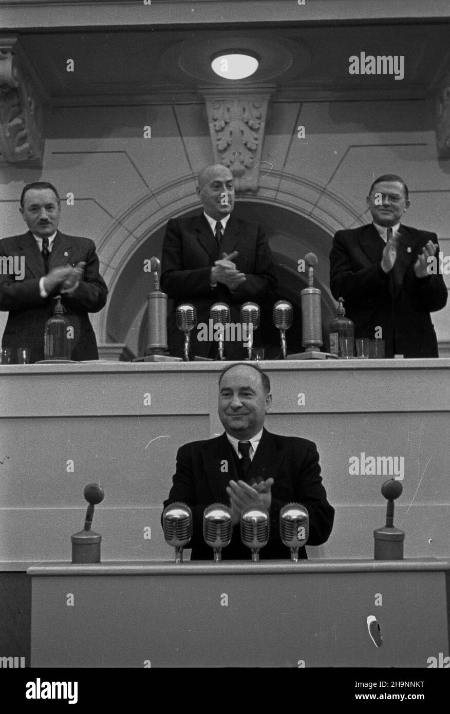 Kongresu pzpr Banque d'images noir et blanc - Alamy