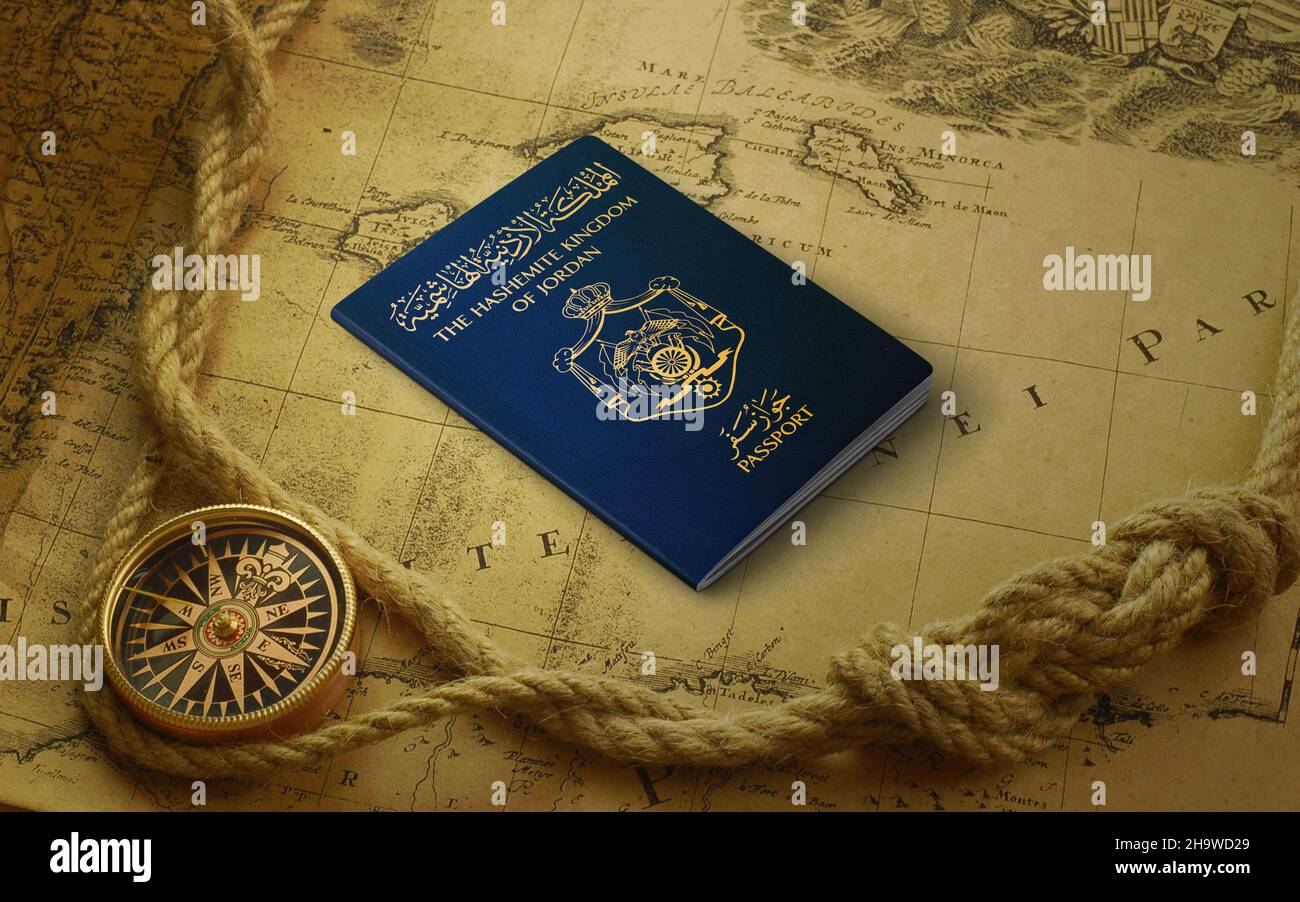 Passeport jordanien Banque de photographies et d’images à haute ...