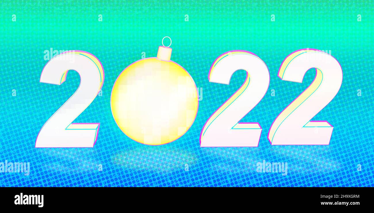 Carte de voeux 2022 Banque de photographies et d’images à haute ...