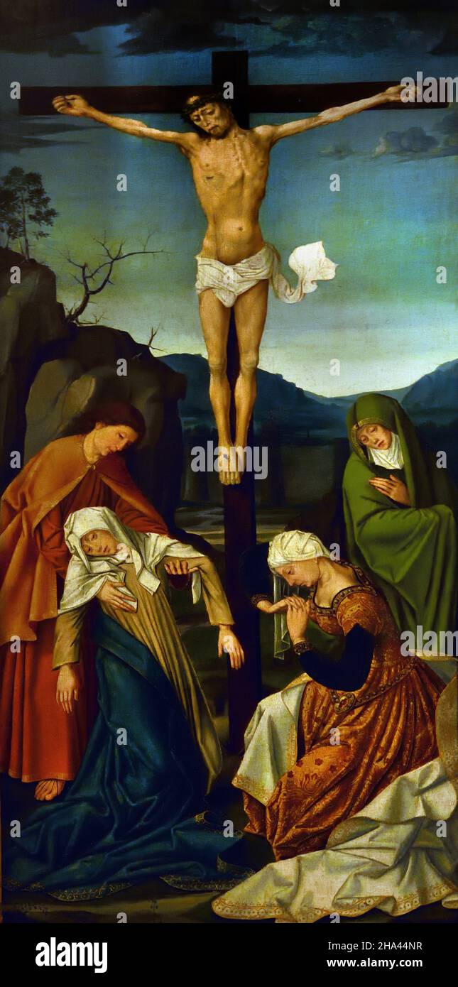 Triptyque avec la crucifixion du christ Banque de photographies et d’images à haute résolution ...