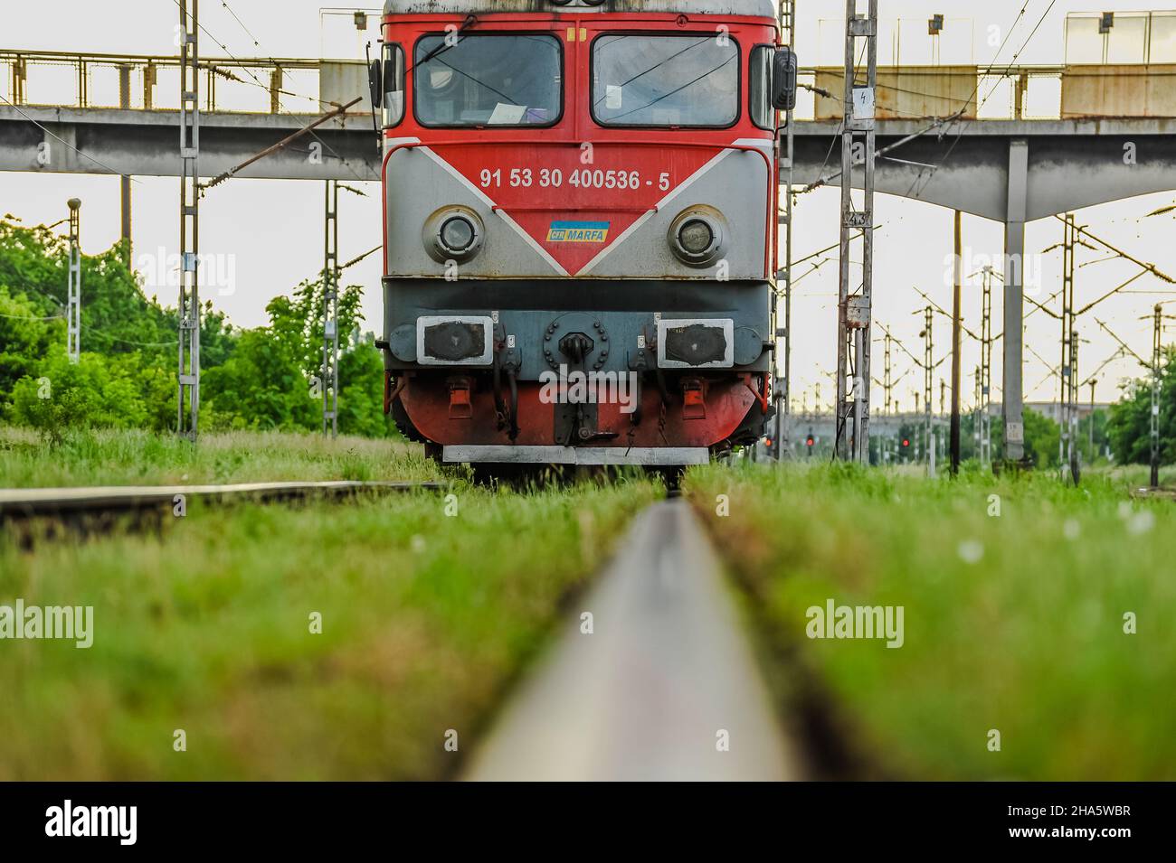 Train de marchandises long Banque de photographies et d’images à haute ...