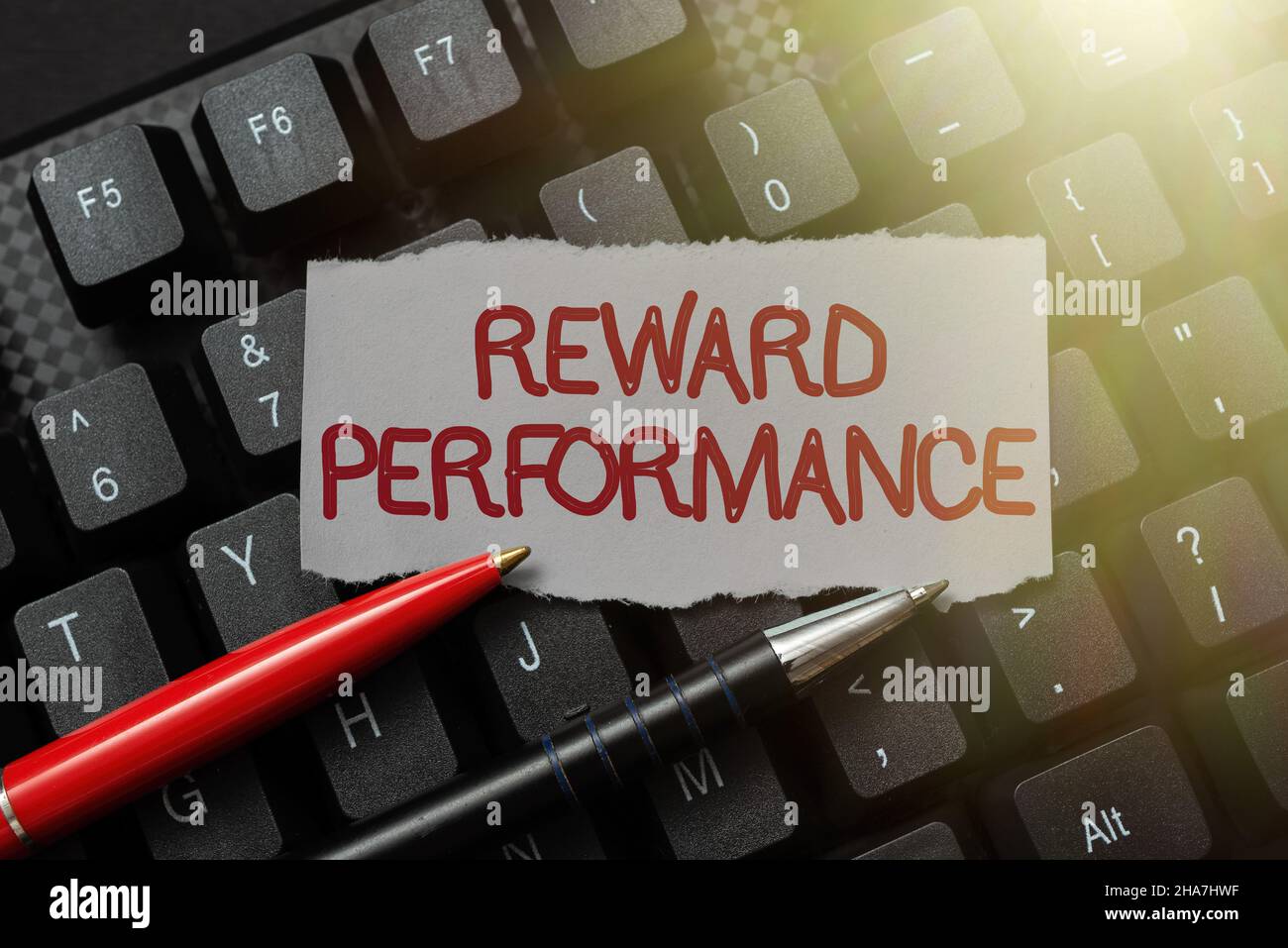 Inspiration montrant la performance de récompense de signe.Photo ...