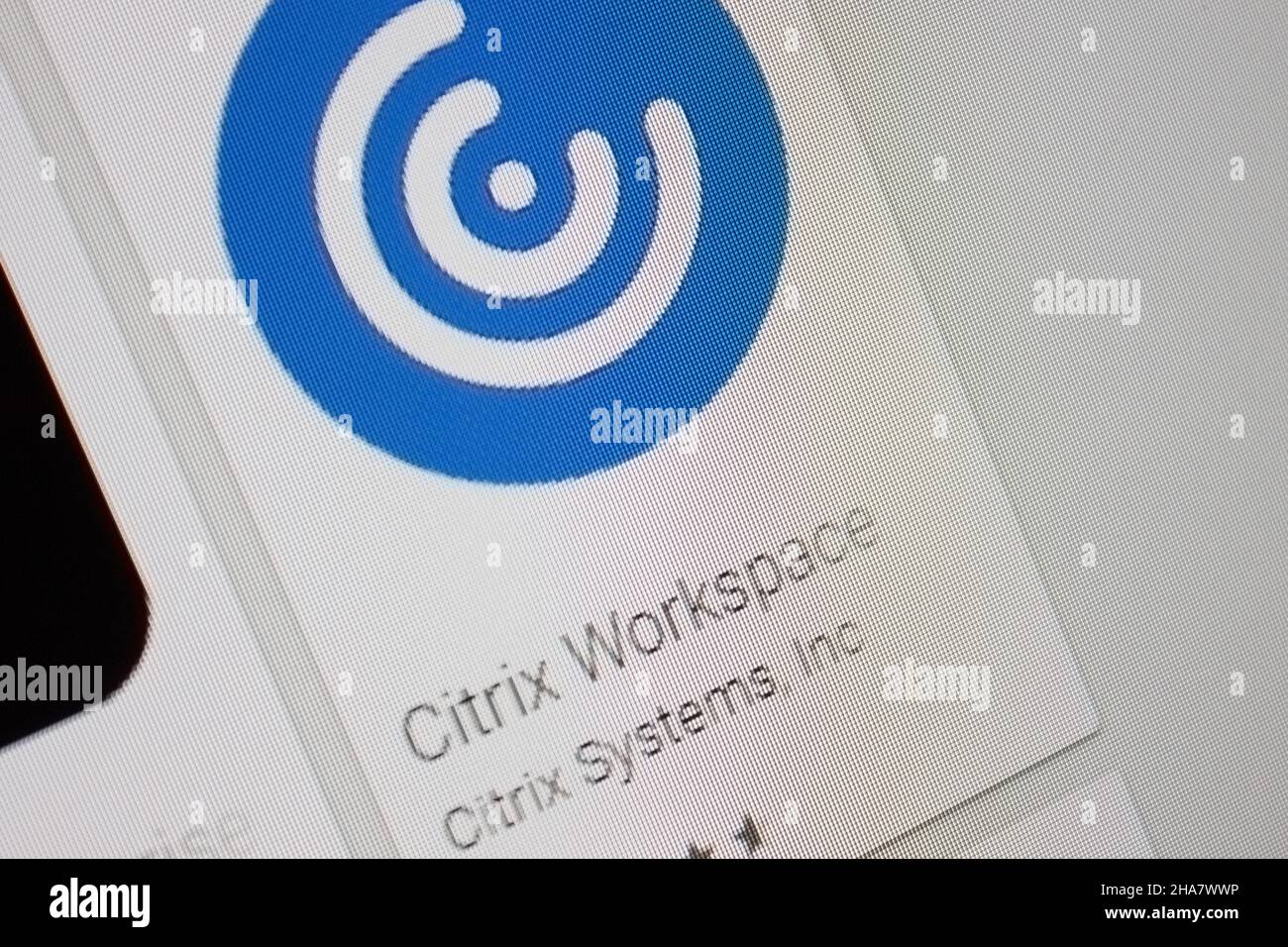 Application d'espace de travail citrix Banque de photographies et d ...