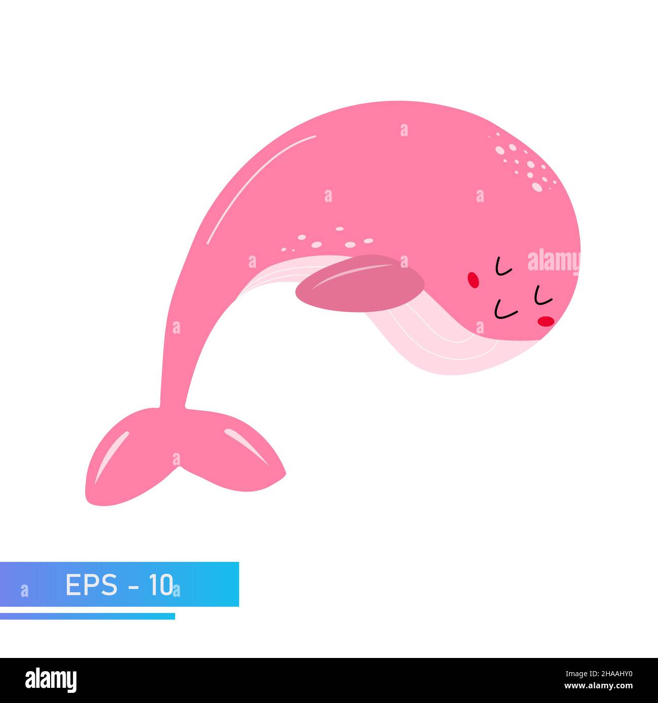 Une baleine cartoon Banque de photographies et d’images à haute ...