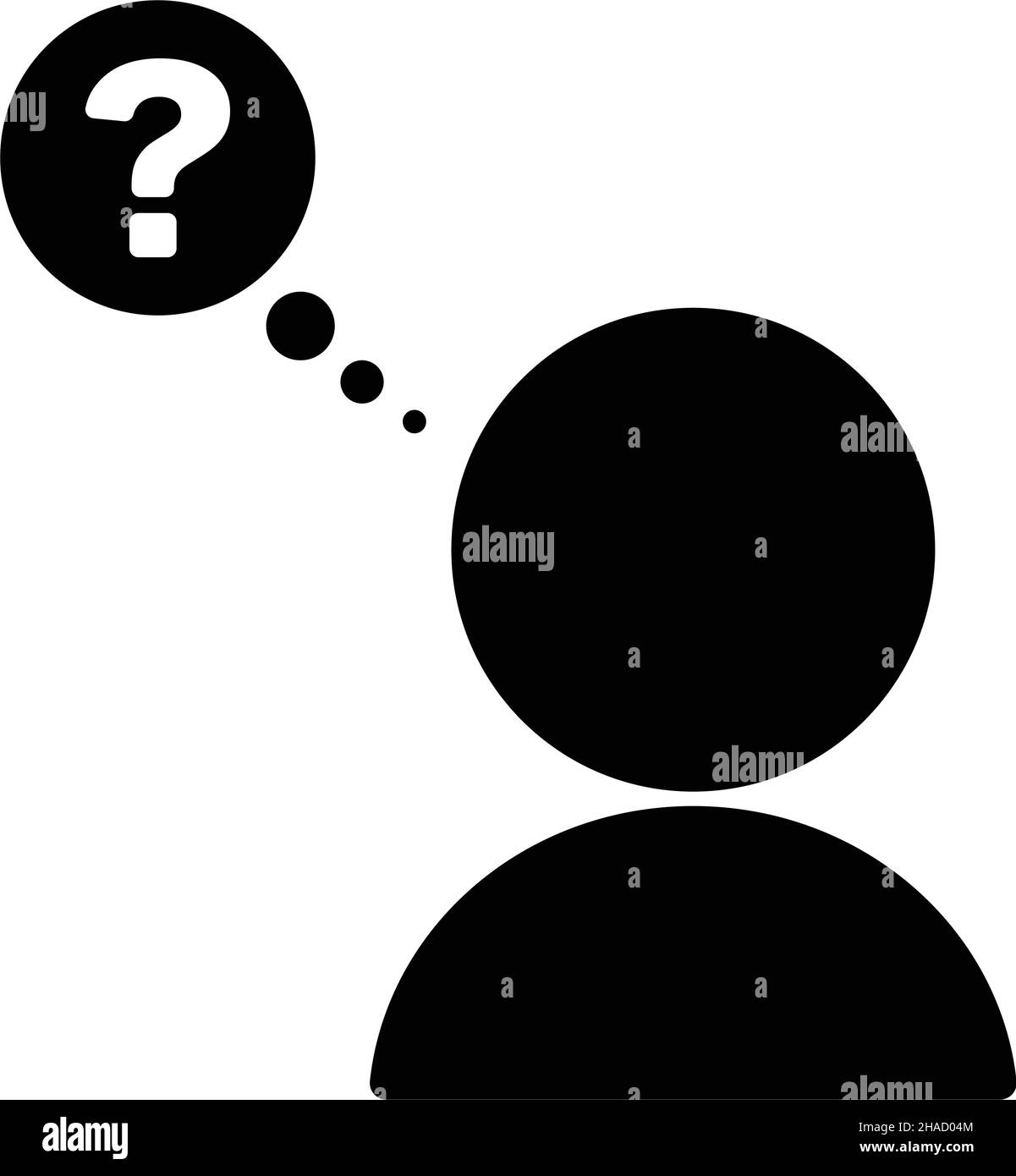 Pictogramme poser des questions Banque d'images vectorielles - Alamy