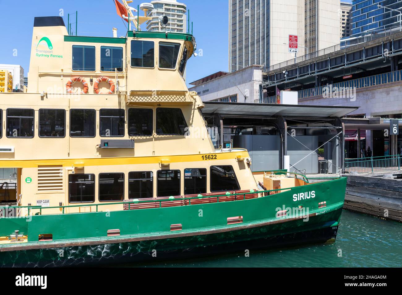 Ferry de Sydney MV Sirius est un ferry de première classe de la flotte ...