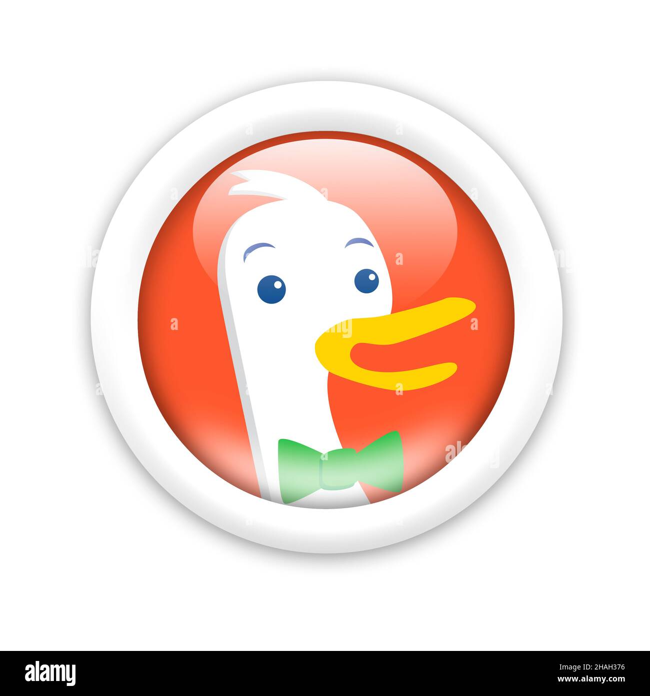 Duckduckgo logo Banque de photographies et d’images à haute résolution ...