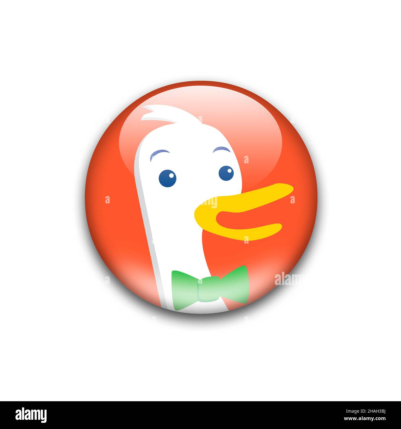 Duckduckgo logo Banque de photographies et d’images à haute résolution ...
