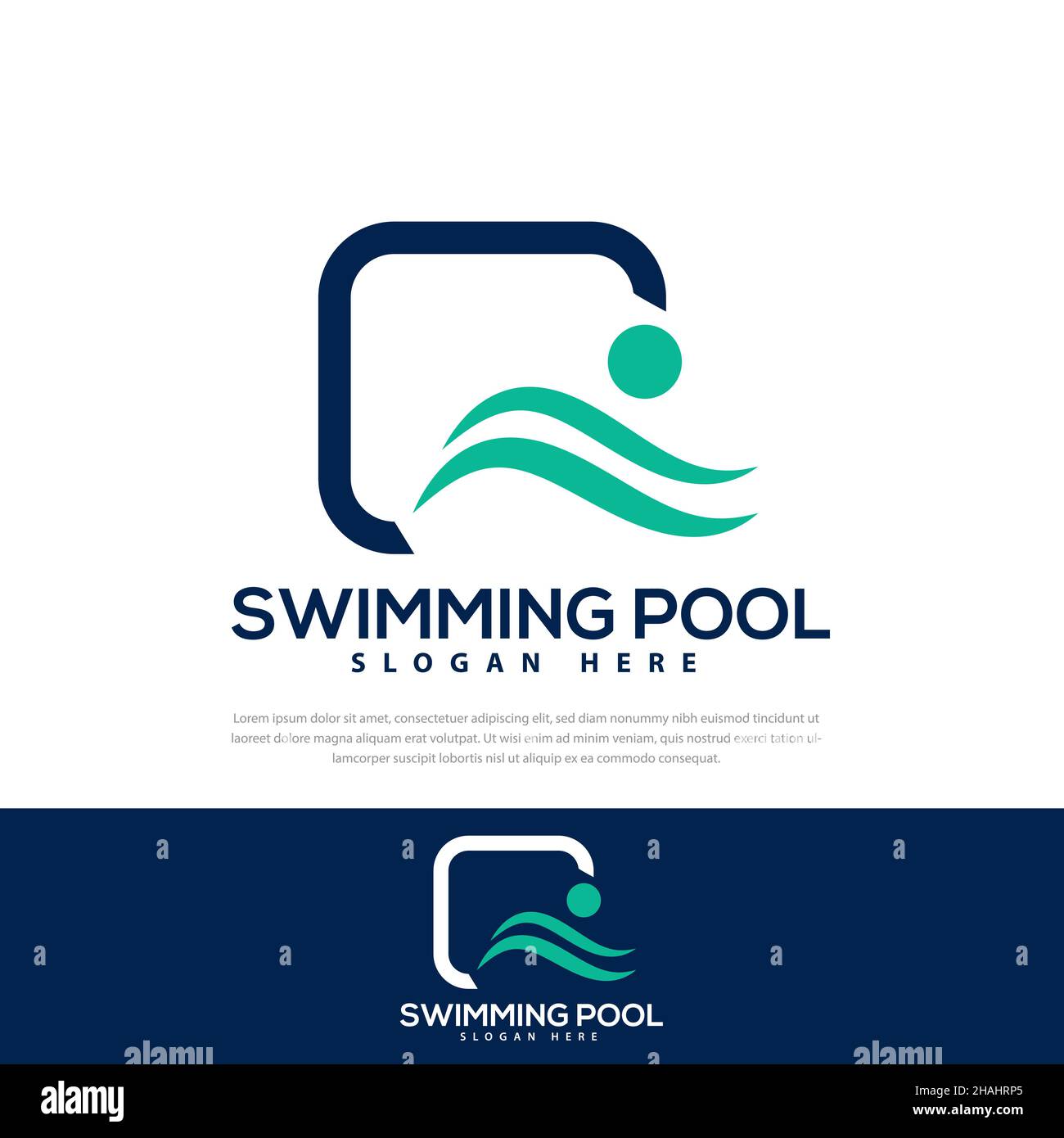 Piscine logo Banque de photographies et d’images à haute résolution - Alamy