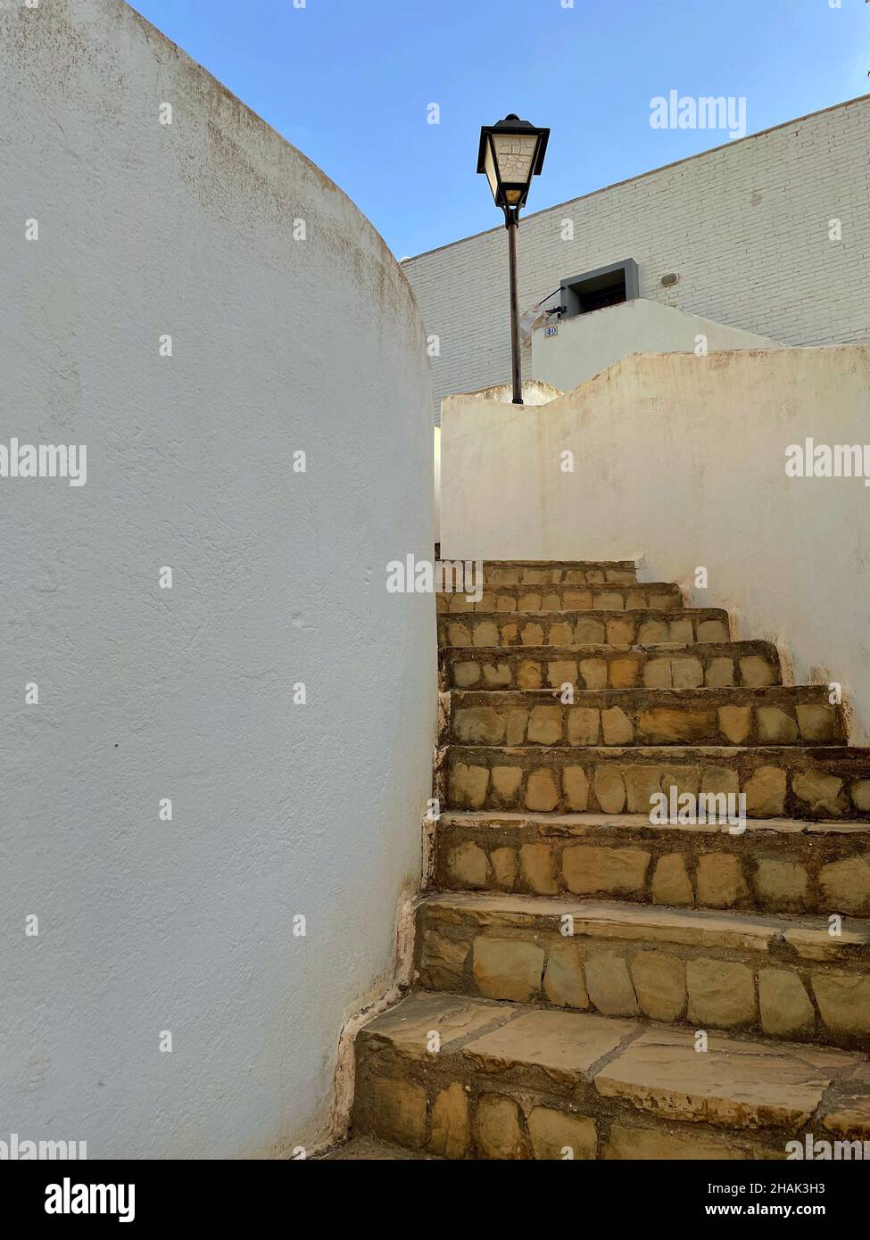 Escalier moderne extérieur en pierre Banque de photographies et d ...