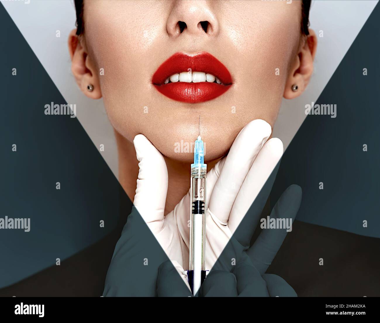 Grande lèvre Banque de photographies et d’images à haute résolution - Alamy