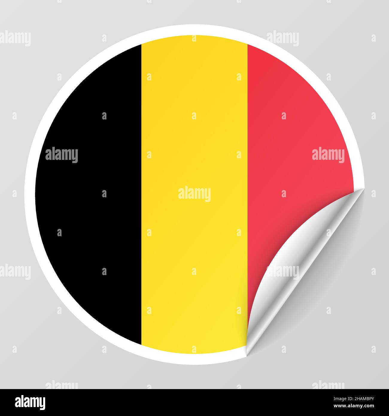 Drapeau belge eu Banque d'images vectorielles - Alamy