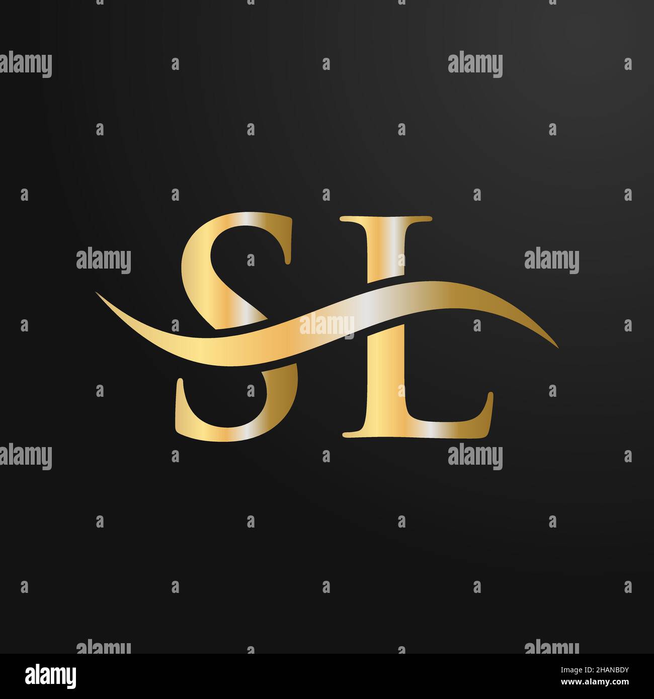 Logo lettre sl Banque de photographies et d’images à haute résolution ...