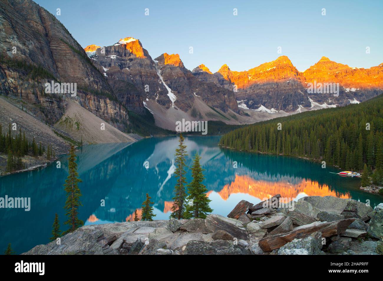 Parc national du lac banff Banque de photographies et d’images à haute ...