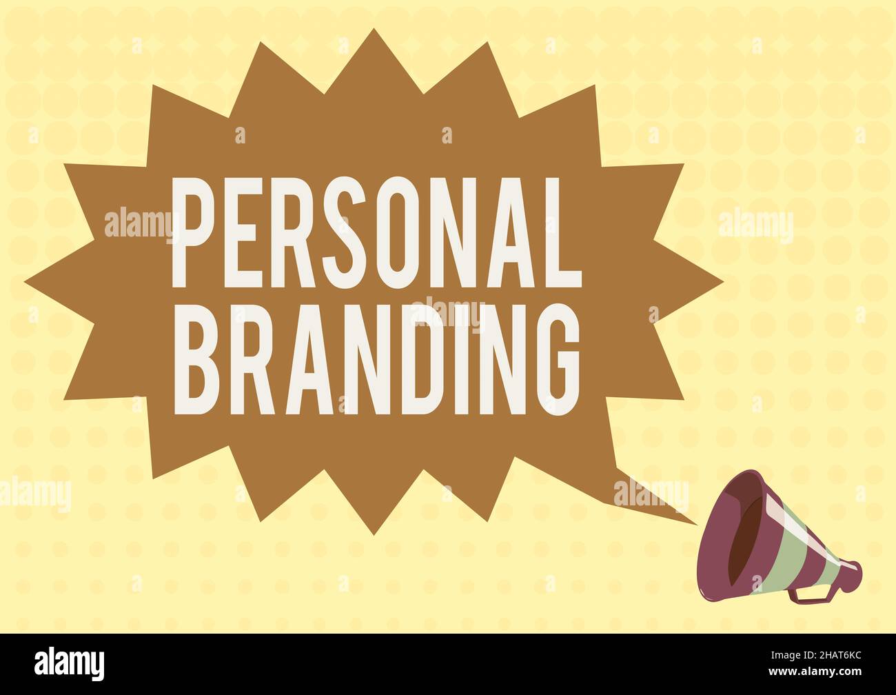 Affichage conceptuel marque personnelle.Présentation de l'entreprise ...